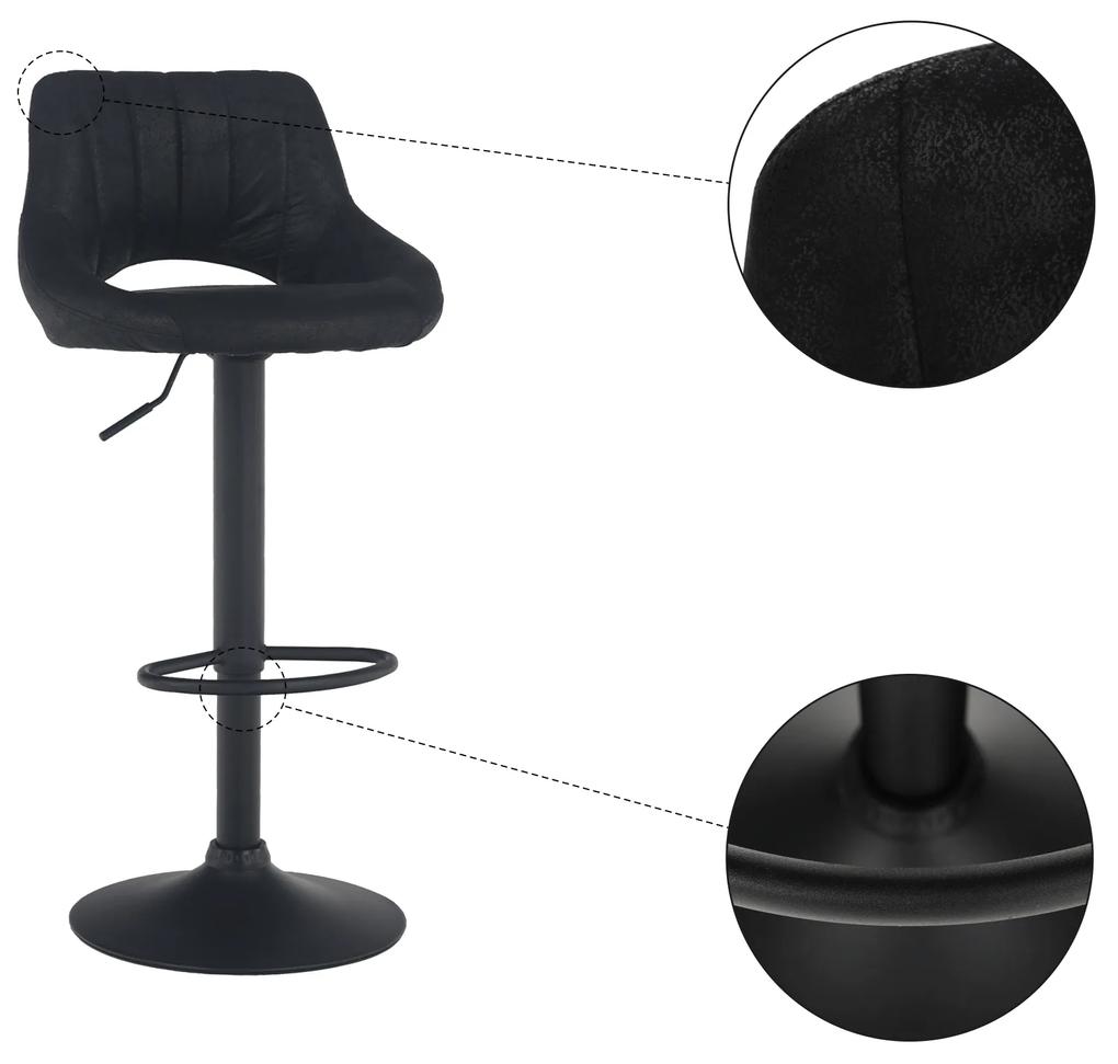 Barová židle Losarr (černá). 1015694