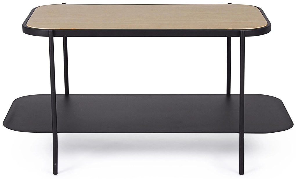 BIZZOTTO konferenční stolek EVERITT světlý 85x43 cm 0746564
