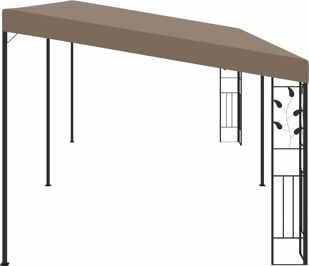 Altán ke zdi 6 x 3 x 2,5 m taupe 312267