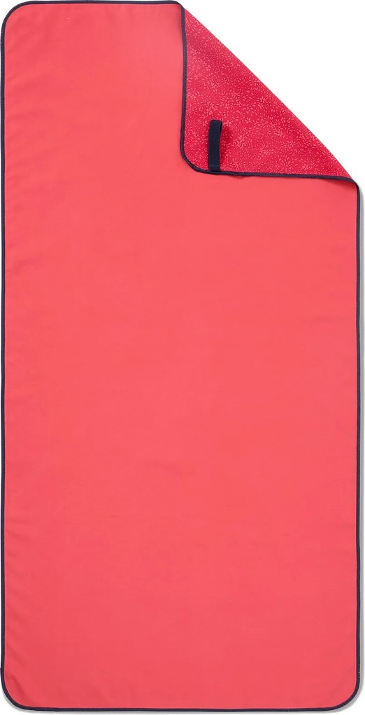 Tchibo - Outdoorový ručník, 50 x 100 cm, celoplošný potisk v červené barvě