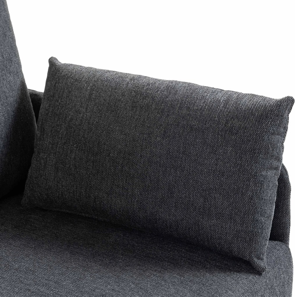 Ziden Couch 2 Sitzer látka – černá