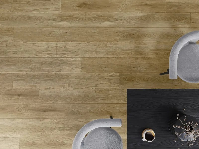 Mexen Manhattan vzorek vinylových panelů SPC 6,5 mm, podklad IXPE 1,5 mm, 4 V-Fuga, Dub - F1041-S