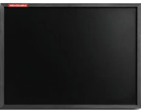 Křídová tabule černá MEMOBOARDS, černý rám 30 x 40 cm