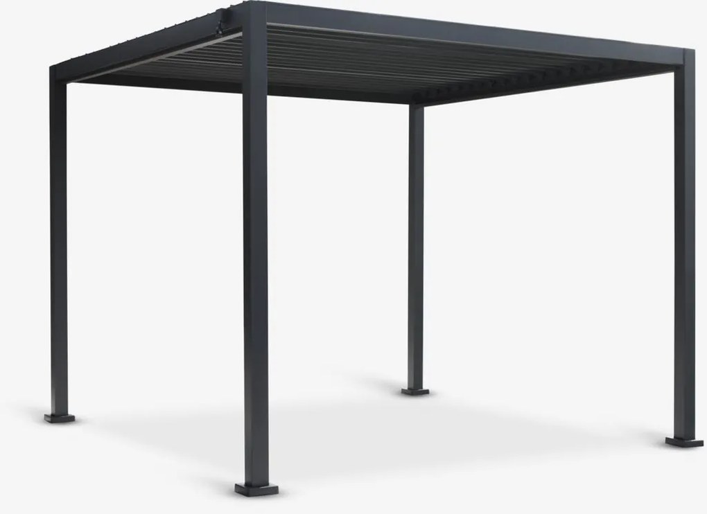 KONGEMOSE Pergola KONGEMOSE Š3xD3xV2,36 m černá