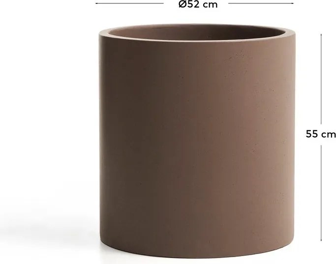 Betonový obal na květináč ø 52 cm Aiguablava – Kave Home
