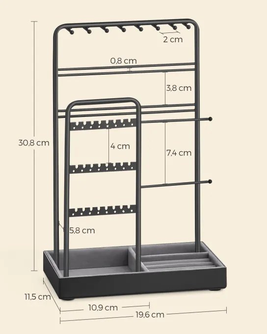Stojan na šperky JJS021B01