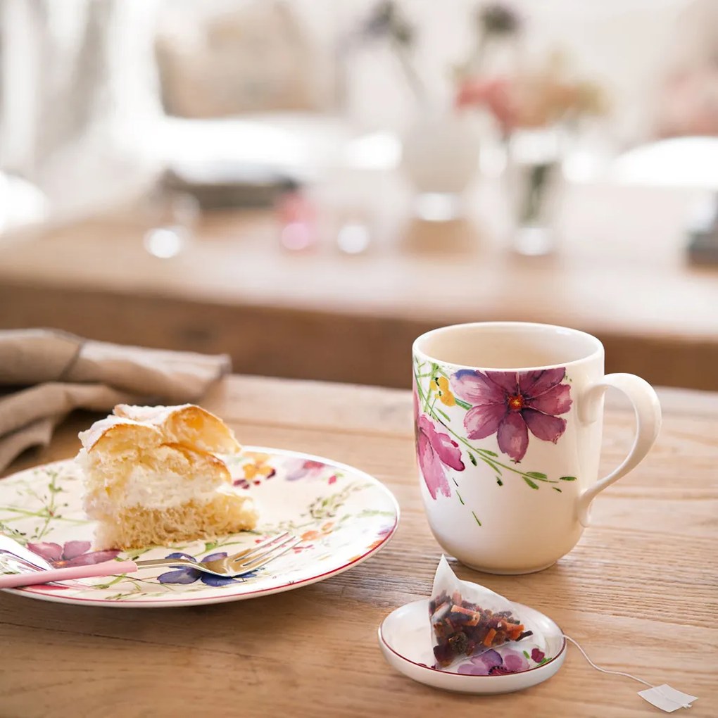 Villeroy&Boch Villeroy & Boch Mariefleur Tea hrnek s uchem, 12,3 × 8,7 × 10,3 cm, 350 ml