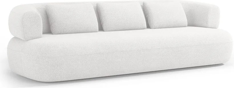 Slonovinová pohovka z textilie bouclé 200 cm Jenny – Micadoni