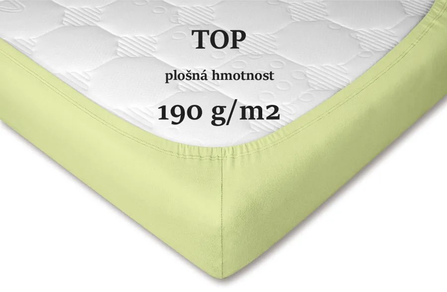 Dadka Jersey prostěradlo hrášková A  Jersey prostěradlo hrášková 90x200x20 cm
