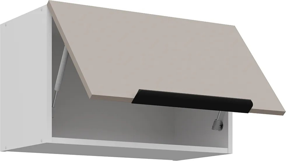 ARIA lb | horní skříňka 60 GU-36 1F výklopná | 60 cm | ANTI FINGERPRINT povrch | bílá/béžová