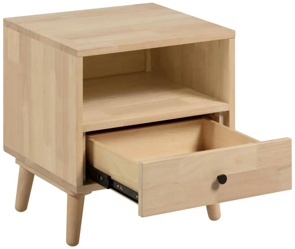 Dřevěný noční stolek Kave Home Wari 50 x 45 cm