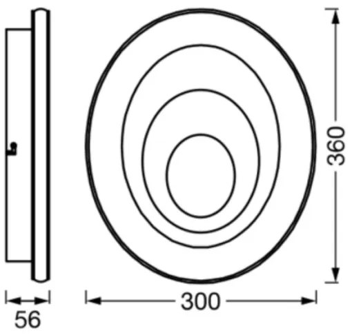 Ledvance - LED Stropní svítidlo ORBIS SPIRAL LED/27W/230V