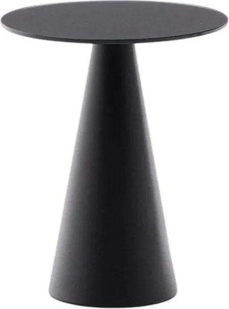 Kulatý odkládací stolek se skleněnou deskou ø 30 cm Wilshire – Kave Home