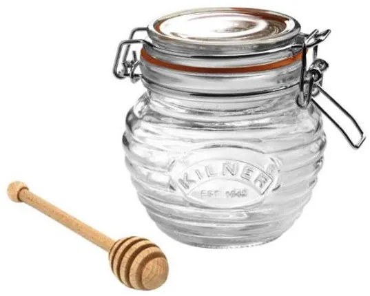 KILNER sklenice na med s klipem, 0,4 l