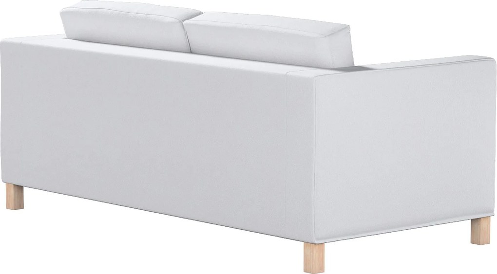 Potah na pohovku IKEA Karlanda rozkládací, krátký barva bílá látka pletený vzor