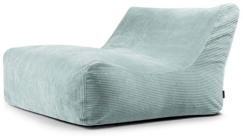 Manšestrový sedací vak v mentolové barvě Sofa Lounge – SLOWDOWN