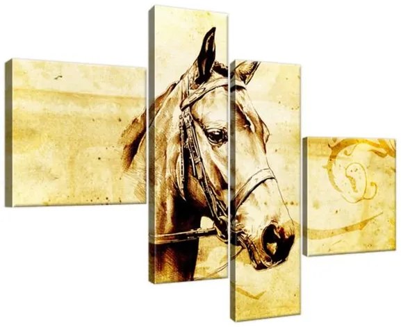 Tištěný obraz Hlava koně 100x70cm 1901A_4B