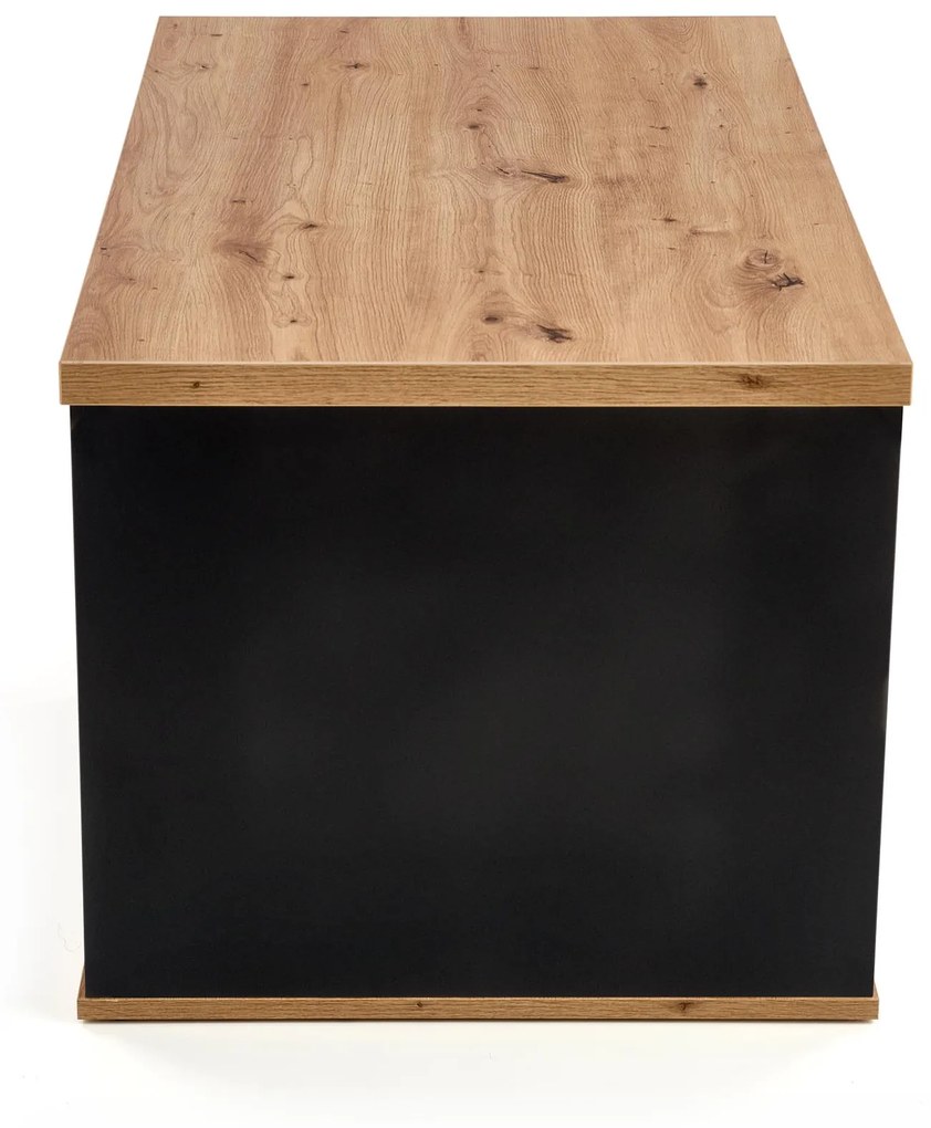 Konferenční stolek Perenna (dub wotan + černá). 1028118