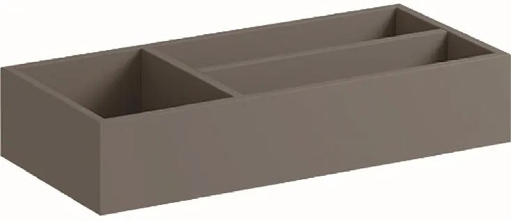 Geberit Xeno 2 - Organizér do zásuvky 32x6 cm, šedá 500.525.00.1