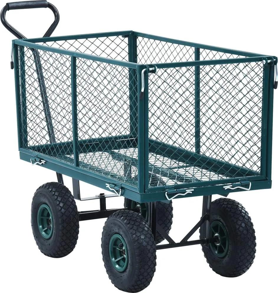 vidaXL Zahradní ruční vozík 350 kg [145510] Barva: Černá