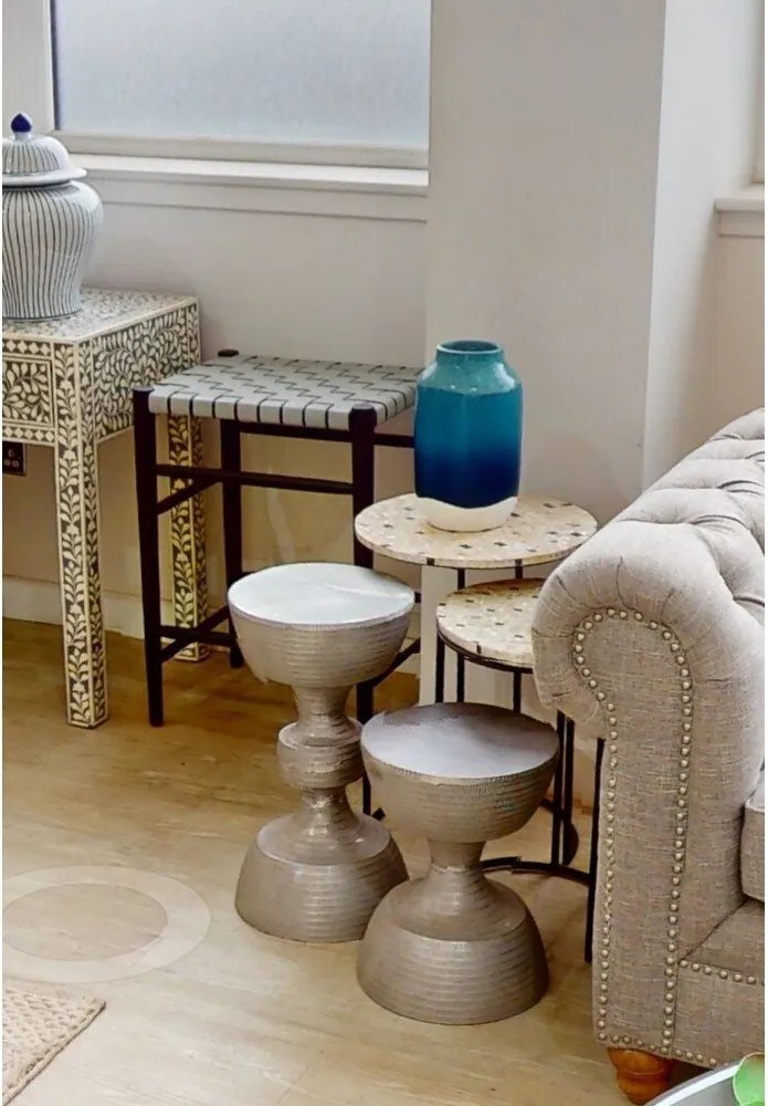 Kulaté odkládací stolky v sadě 2 ks ø 38 cm Halle – Premier Housewares