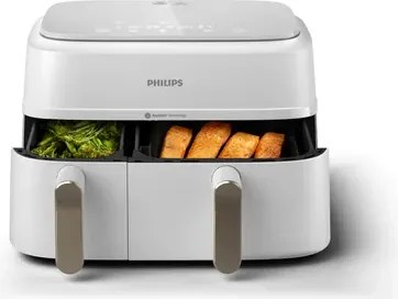 Philips 3000 Series Horkovzdušná fritéza Airfryer se dvěma košíky NA353/10