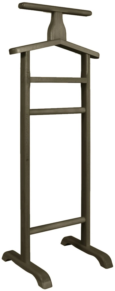 Drewmax GD160 - Němý sluha z bukového dřeva výška 116cm - Buk-šedá