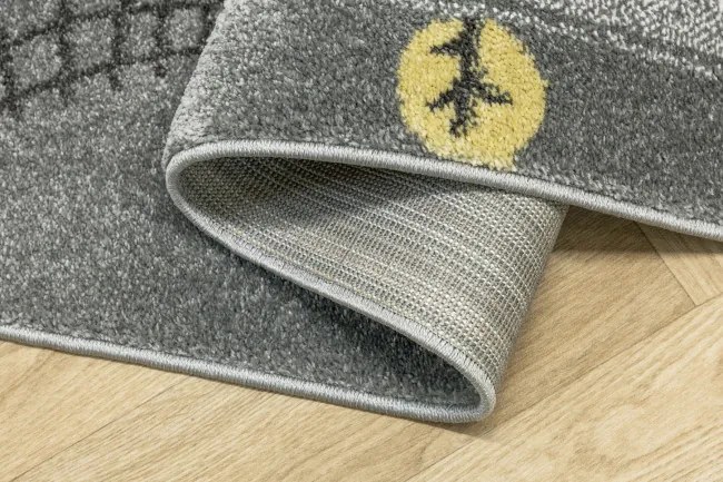 Dětský koberec Lima C511A šedý