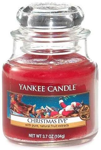 Yankee Candle Svíčka Yankee Candle 104gr - Christmas Eve, červená barva, sklo