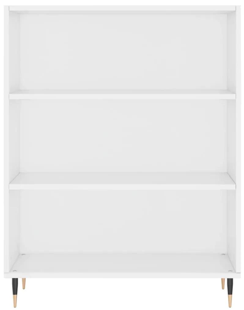 Skříň highboard lesklá bílá 69,5 x 34 x 180 cm kompozitní dřevo,  3196053