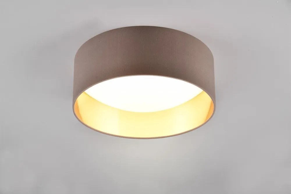 Světle hnědé LED stropní svítidlo ø 30 cm Locarno – Reality