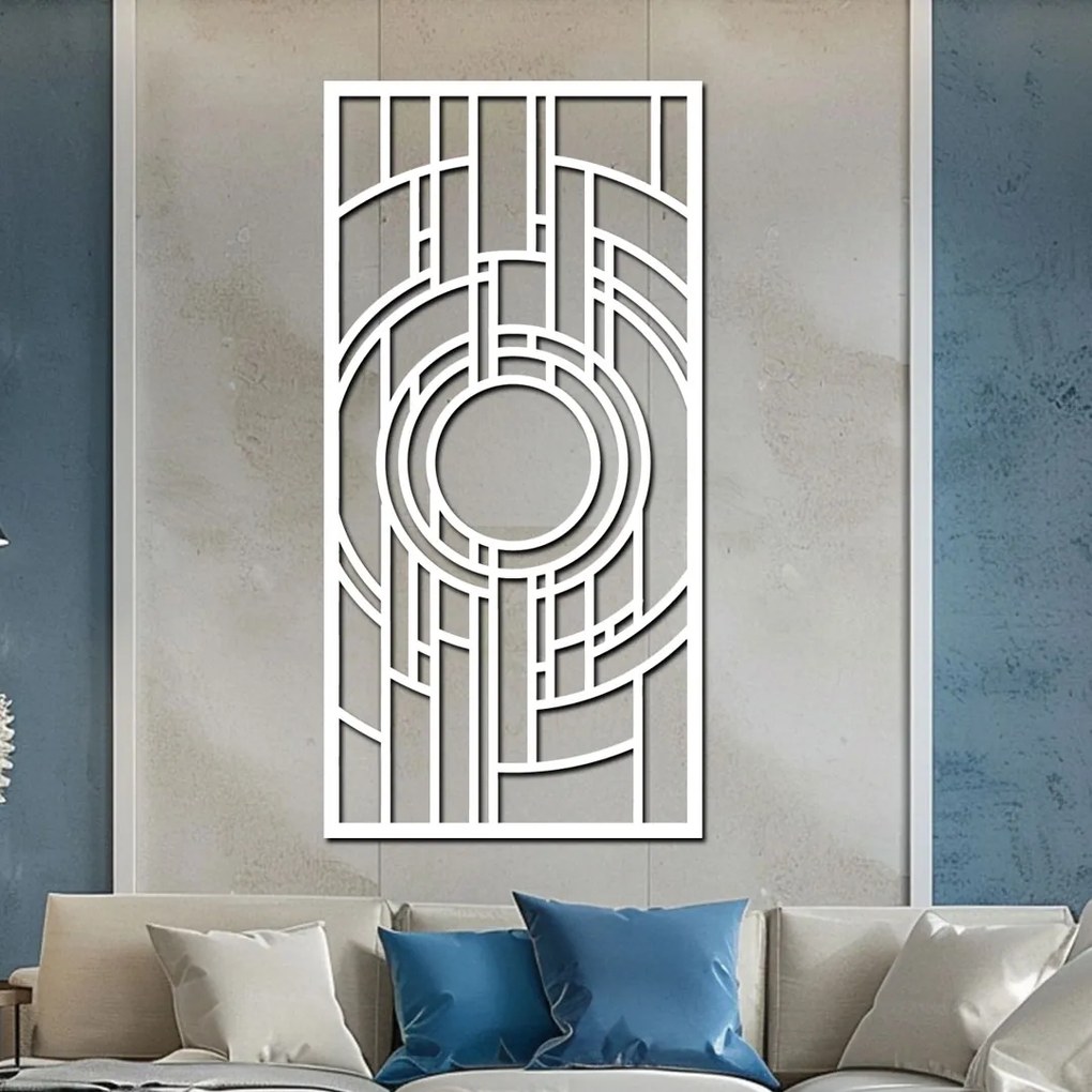 dřevo života Dřevěný panel GATSBY V Rozměry (cm): 47x95, Zvolte barvu dekoru: Bílá