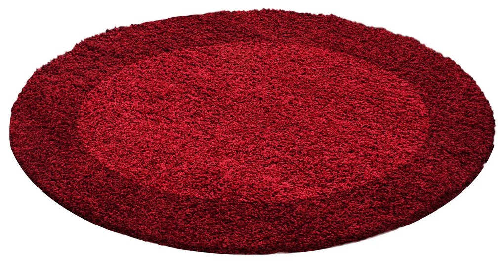 Ayyildiz Kusový koberec LIFE 1503, kulatý, Červená Rozměr koberce: 120 cm KRUH