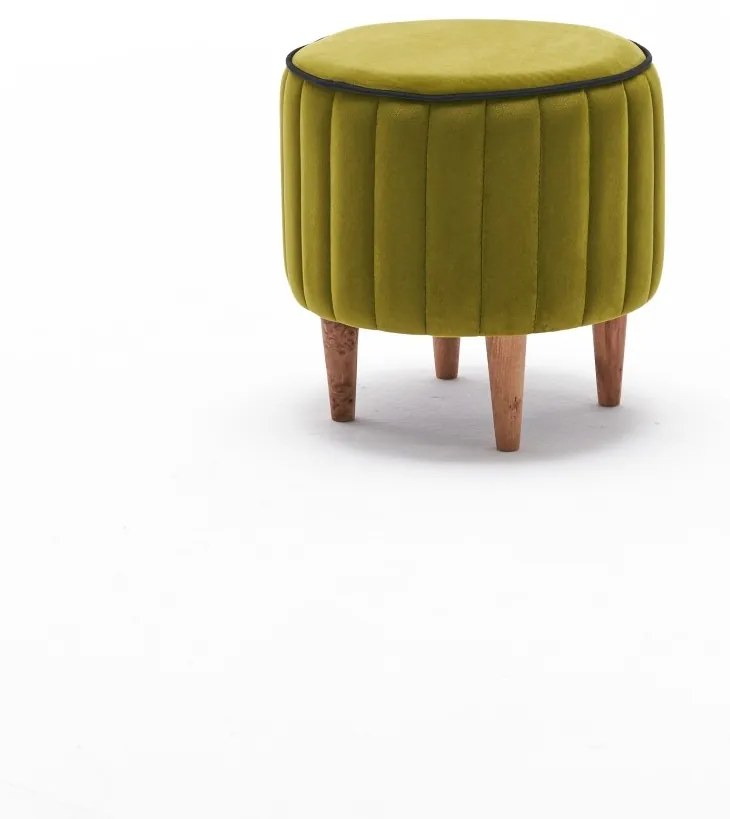 Atelier del Sofa Taburet Lindy Puf - Green, Zelená