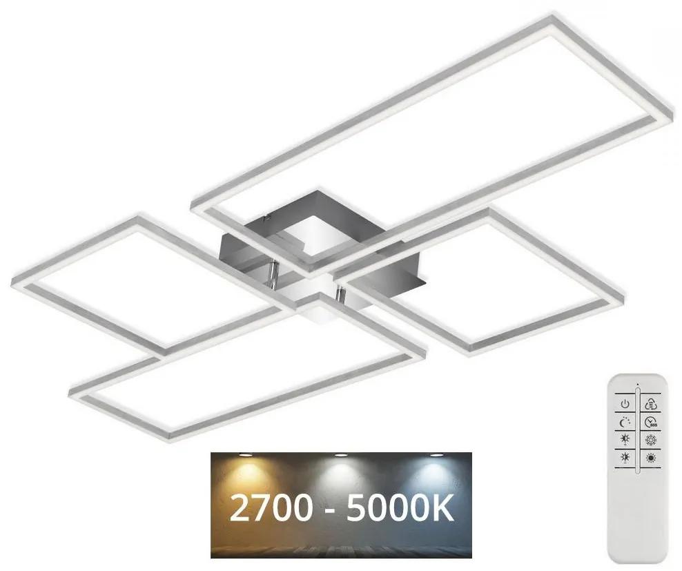 Brilo Brilo 3170-018 -LED Stmívatelný přisazený lustr FRAME LED/51W/230V 2700-5000K+DO BL1500