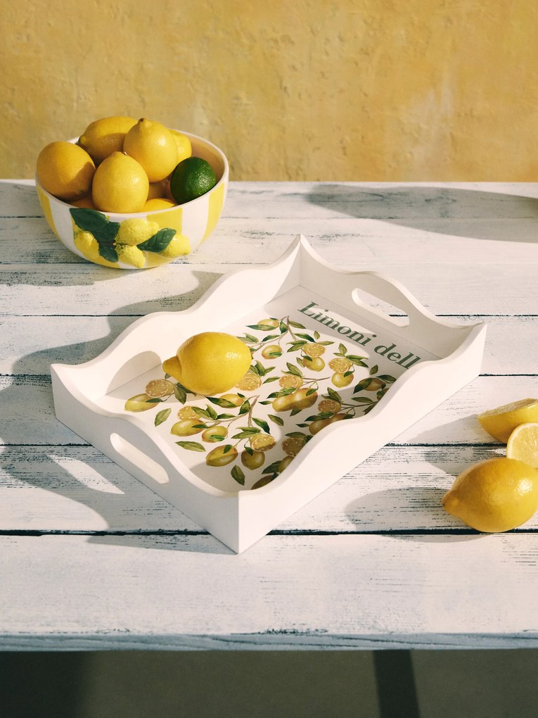 Sinsay - Decorative tray with lemon motif - vícebarevná