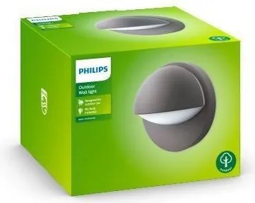 PH 871951438526900 Venkovní nástěnné svítidlo Philips June 8719514385269 E27 1x42W IP44 230V antracitové - PHILIPS (915002145803)