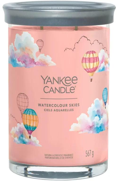 Yankee Candle – Signature Tumbler svíčka Watercolour Skies (Akvarelová obloha) Velikost: velká 567 g