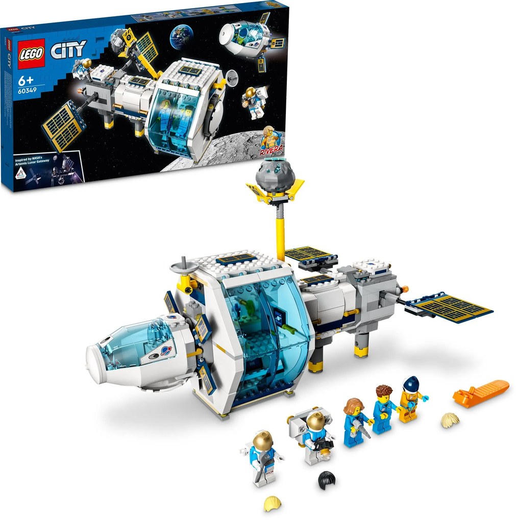 Lego stavebnice lego city 60349 lunární vesmírná stanice