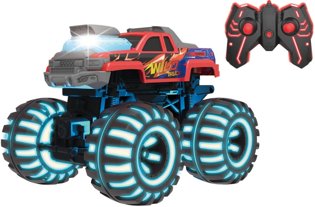 Wiky auto wild truck rc se svítícími koly 26,5 cm