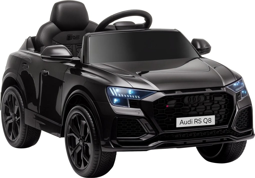HOMCOM Dětské Elektrické Auto +3 roky Licencované Audi RS Q8 se 6V Baterií, 2 Motory, Dálkovým Ovládáním, Hudbou, MP3, Klaksonem a Světly, Maximální R