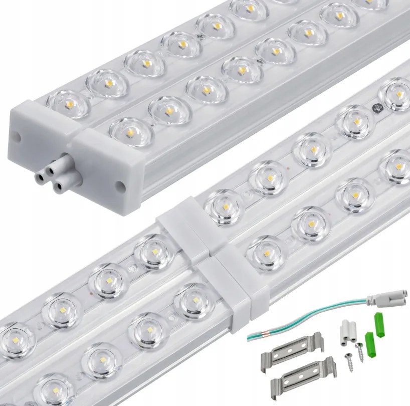 BERGE 2x LED panelové svítidlo 120 cm 72W 7200 lm 4000k