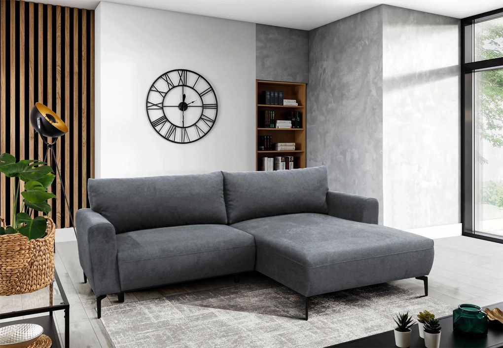 XXXLutz ROHOVÁ SEDAČKA, textil, světle modrá MID.YOU - Sedací soupravy - 001574005609