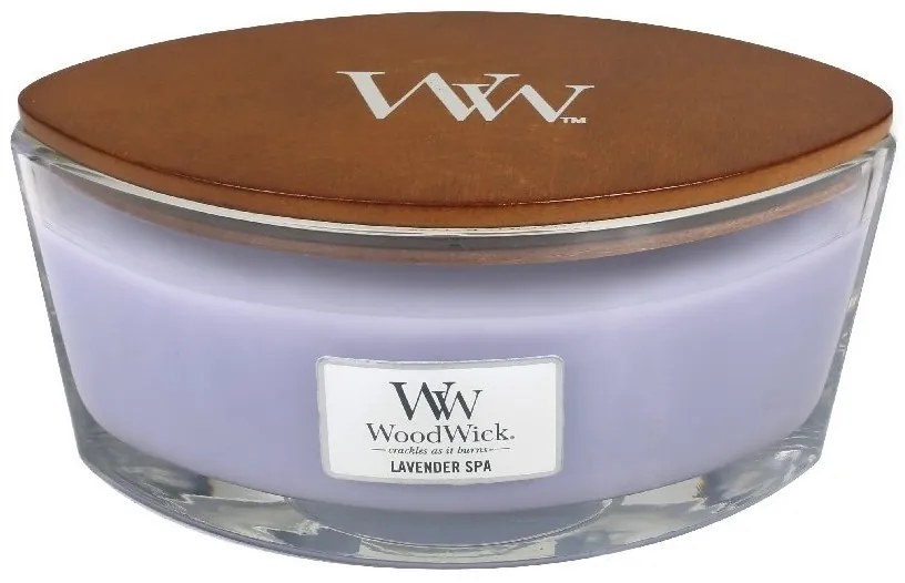 Vonná svíčka WoodWick - Lavender Spa 453g/30 - 40 hod
