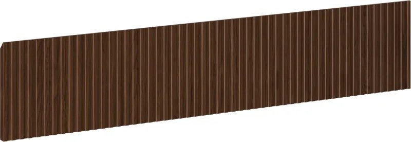 Mexen Mexen, Rýhované čelo pro korpus koupelnové skříňky 100 x 20 cm, ořech, 91A20-1000-235-1-86