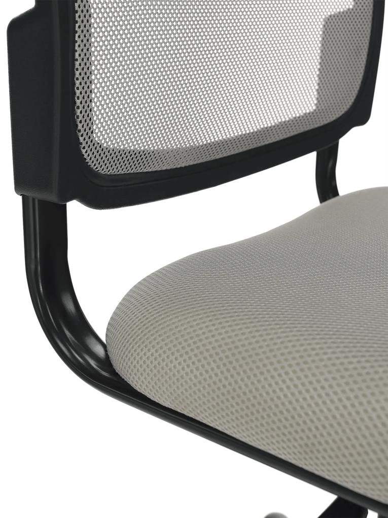 Otočná židle, šedá/černá, RAMIZA