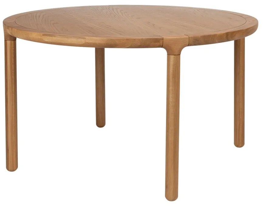 Kulatý jídelní stůl s deskou v dubovém dekoru ø 128 cm Storm - II. jakost – Zuiver
