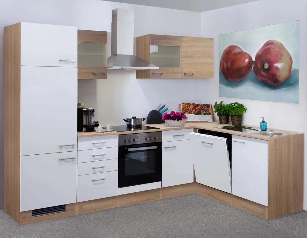 Flex-Well Kuchyně Florida 280x170 cm/typ3 - bez el.spotřebičů a dřezu