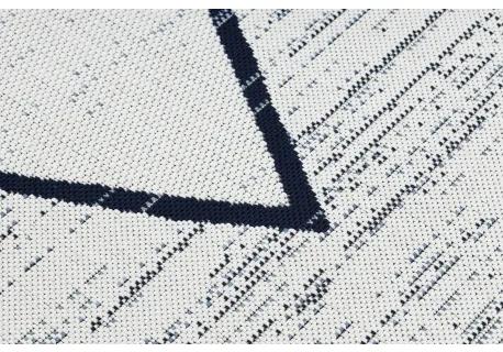 koberec COLOR 47272/396 SISAL Diamant Čtverce bílý velikost 200x290 cm | krásné koberce cz