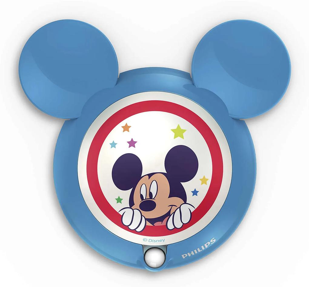 PHILIPS Disney 71766/30/16 noční LED světýlko se senzorem Mickey Mouse 1x0,06W 2700K